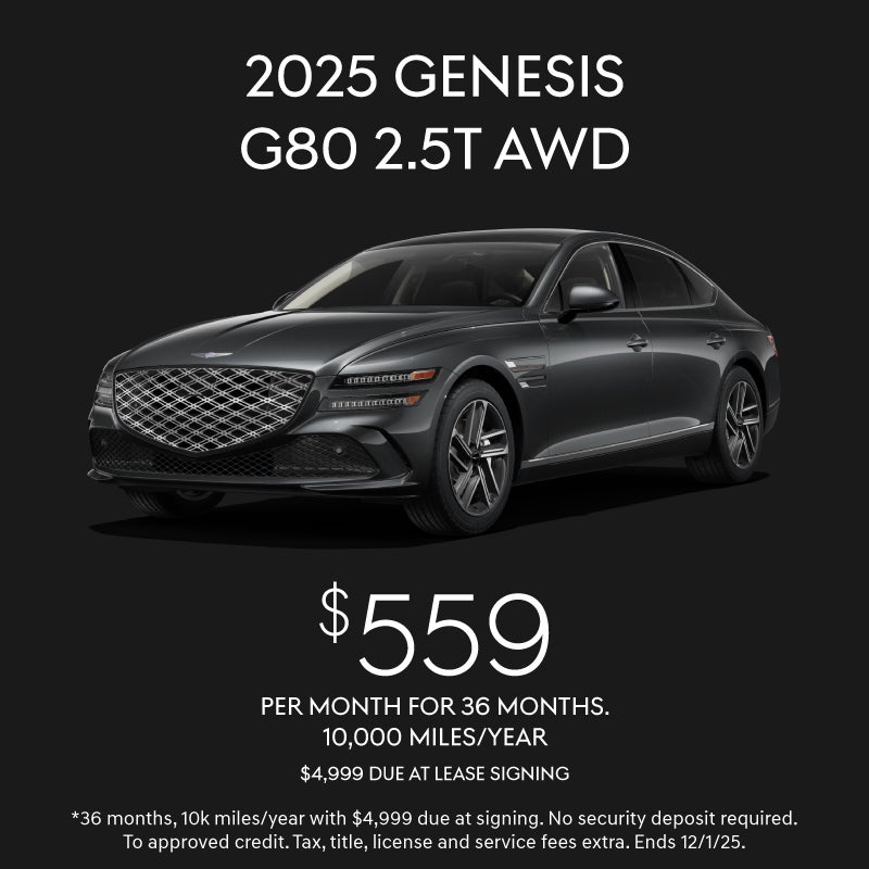 2025 Genesis G80 | Genesis of Appleton Specials Appleton, WI